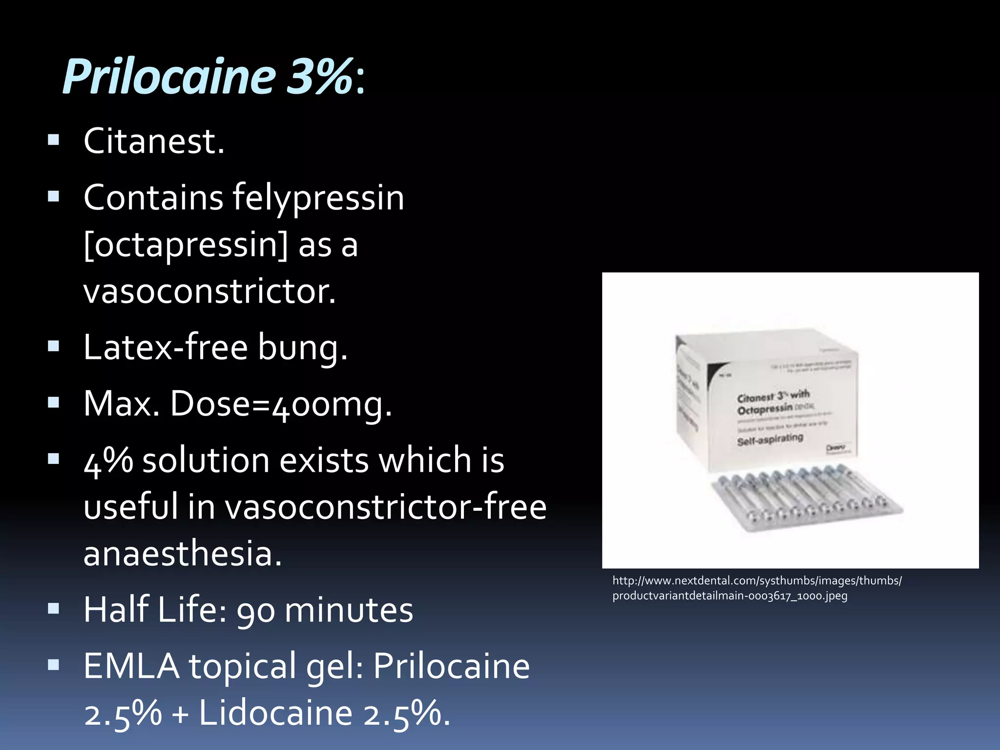 An introduction to local anaesthesia in dentistry | PPTX
