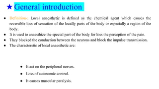 Local Anaesthetic (General Overview).pptx