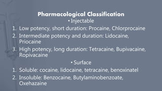 Local anaesthetic | PPT