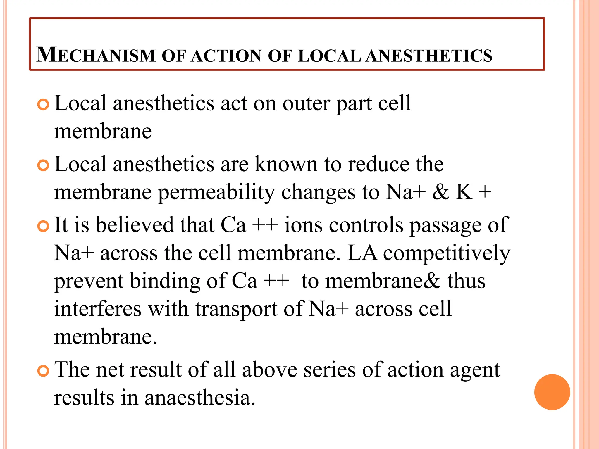 Local Anaesthetic. | PPTX
