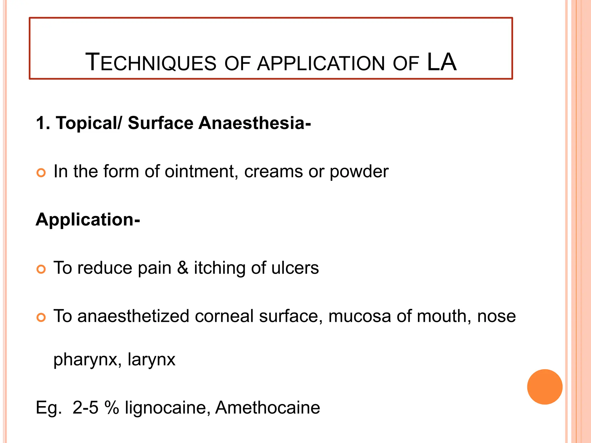 Local Anaesthetic. | PPTX | Pharmaceutical Drugs | Medical Health