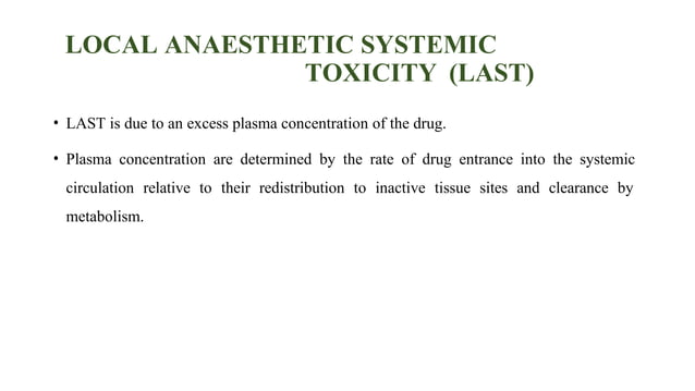 LOCAL ANAESTHETIC AGENTS in anesthesia drugs | PPTX