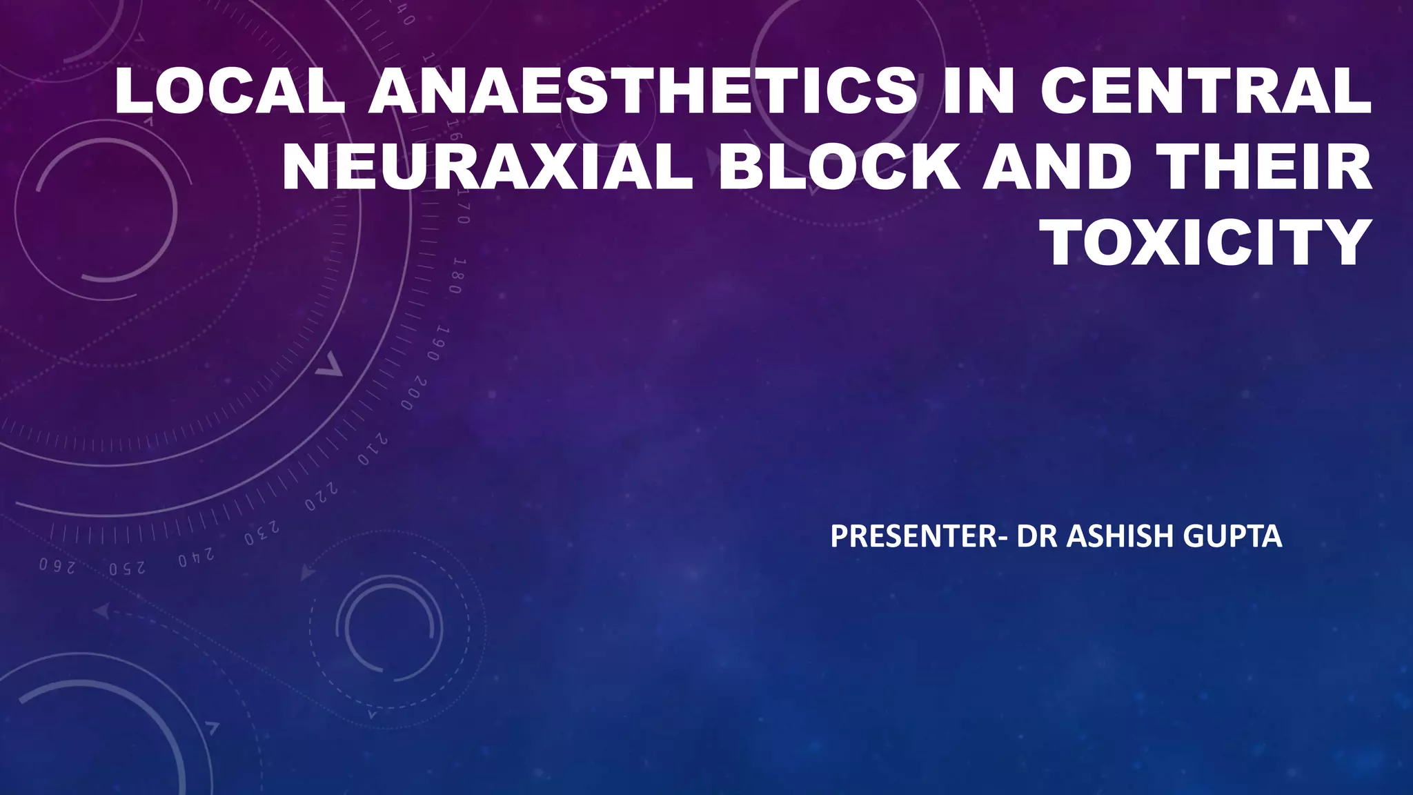 Local anaesthetic toxicity | PPTX
