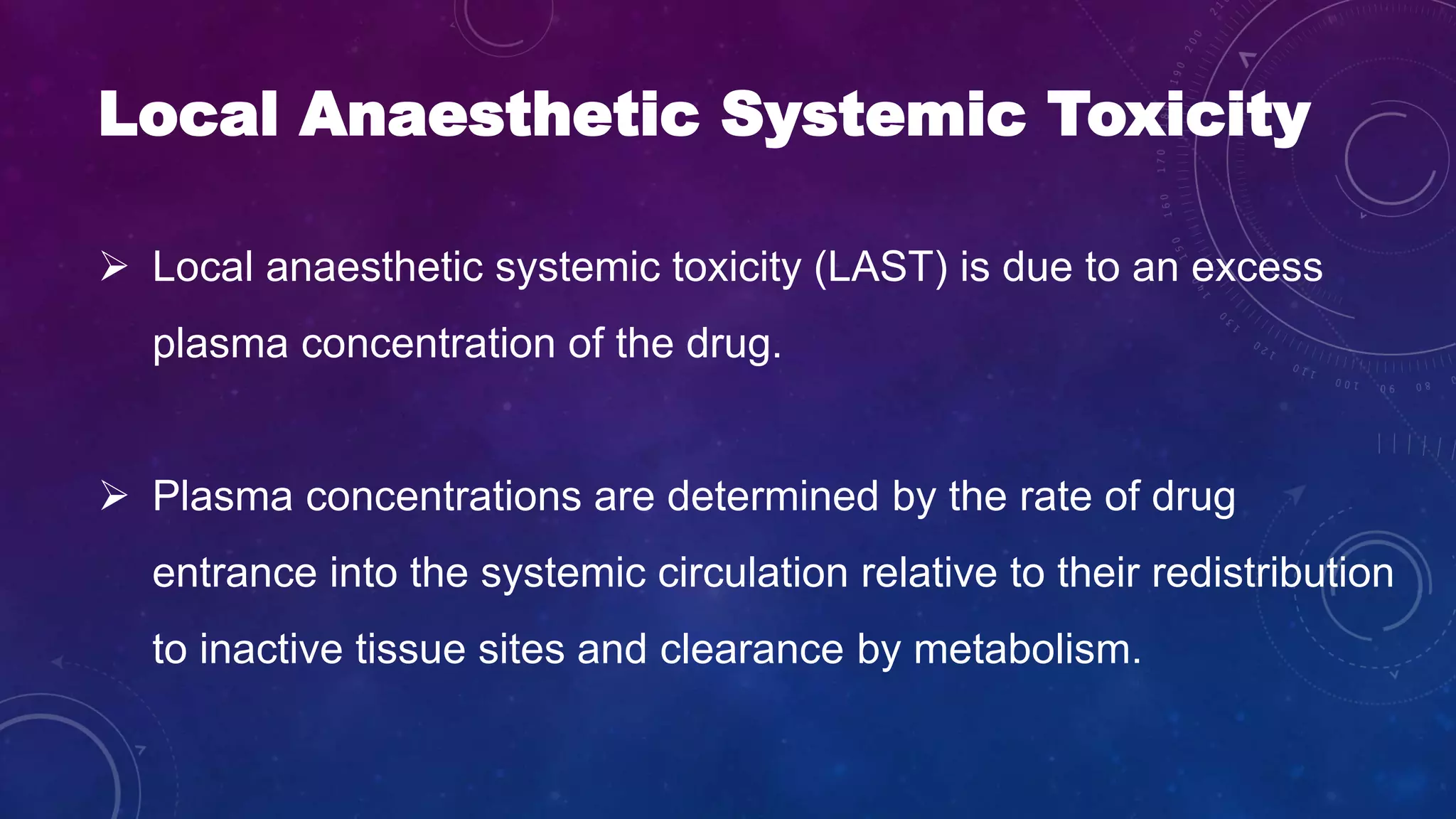 Local anaesthetic toxicity | PPTX