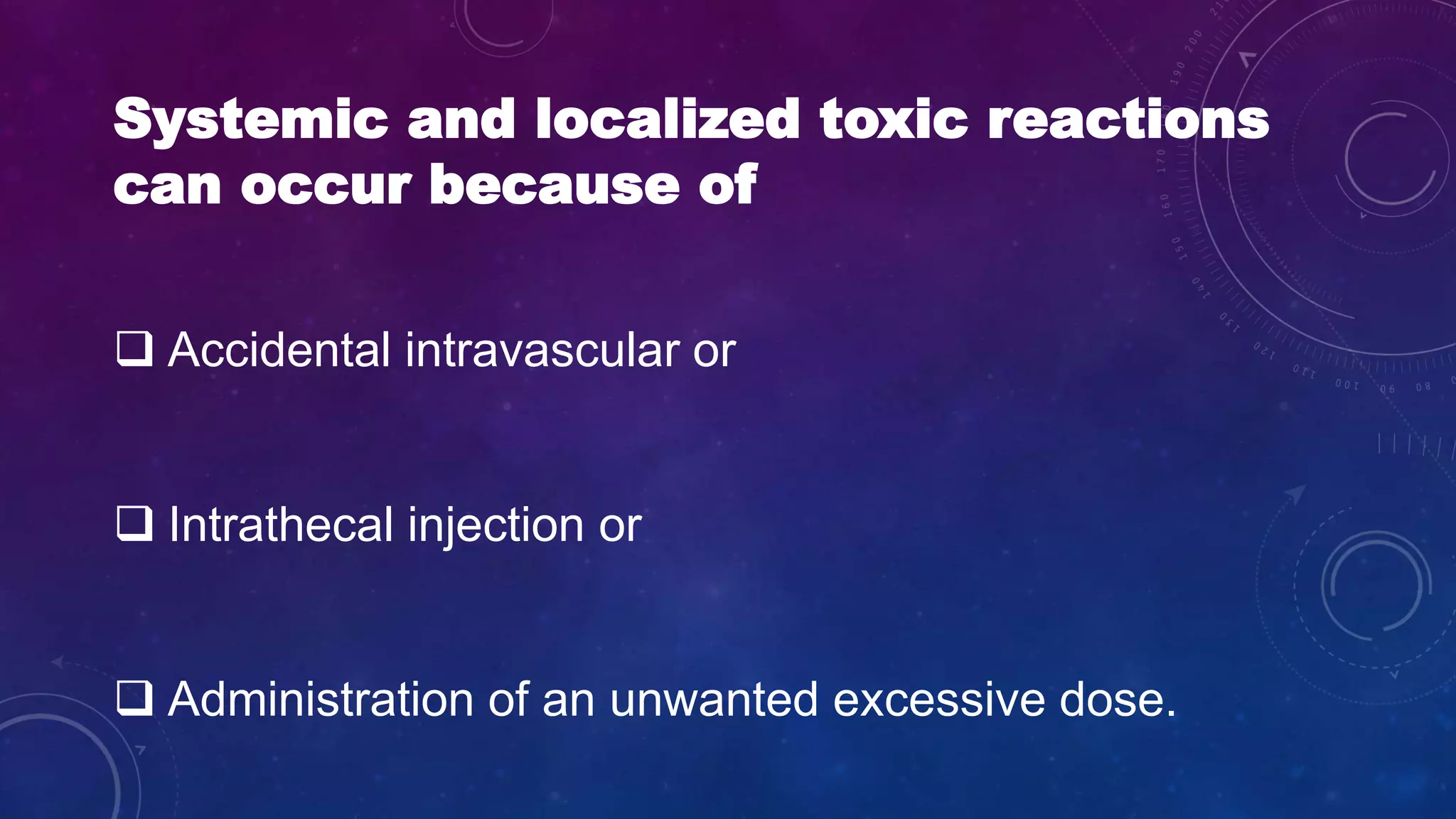 Local anaesthetic toxicity | PPTX