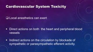 Local anaesthetic toxicity | PPTX