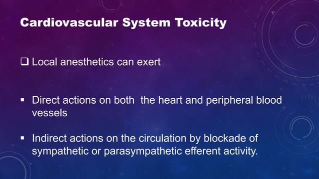 Local anaesthetic toxicity | PPTX