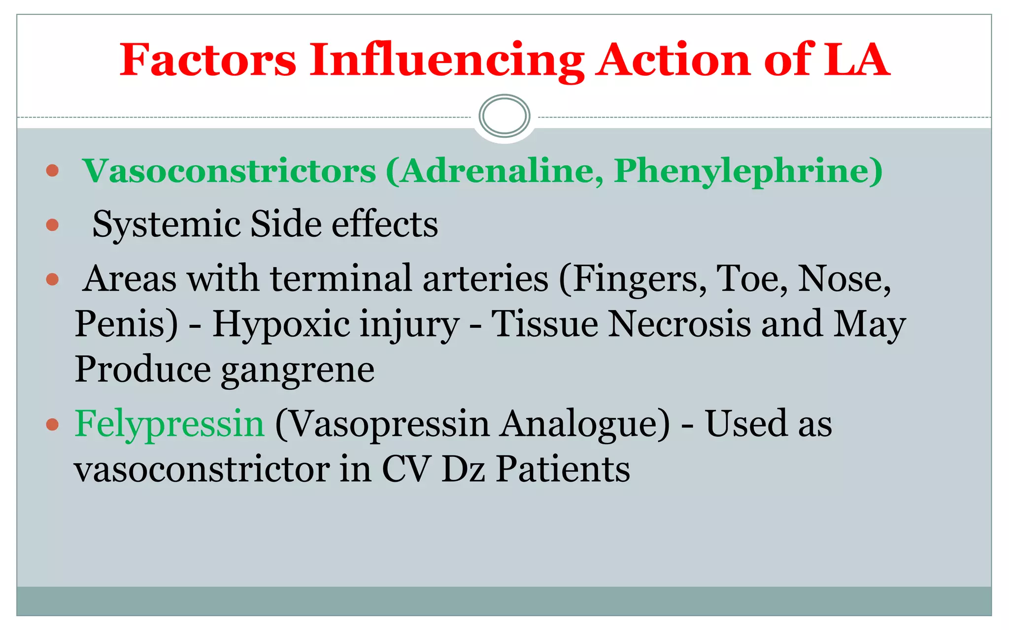 Pharmacotherapy of Local anaesthetic drugs | PPTX