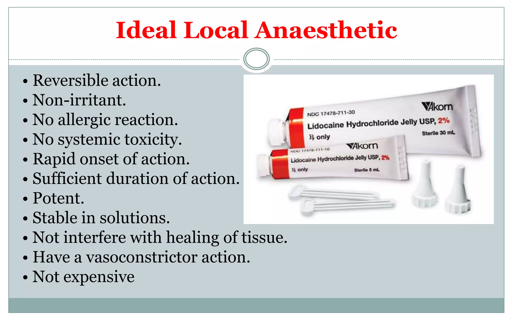 Pharmacotherapy of Local anaesthetic drugs | PPTX