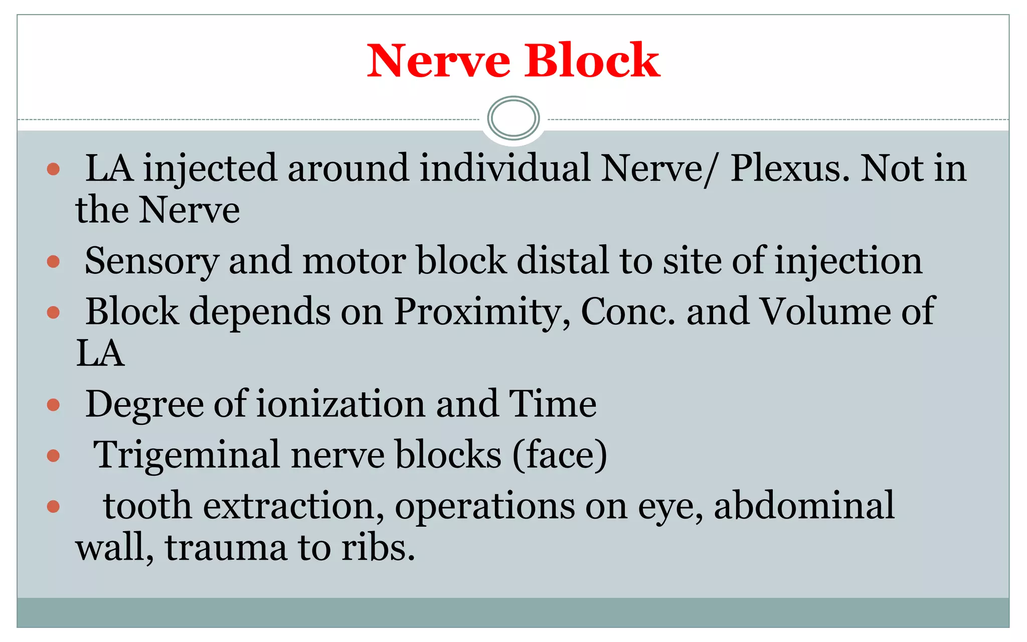 Pharmacotherapy of Local anaesthetic drugs | PPTX