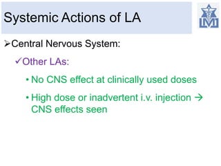 Local anaesthetics 1 | PPTX