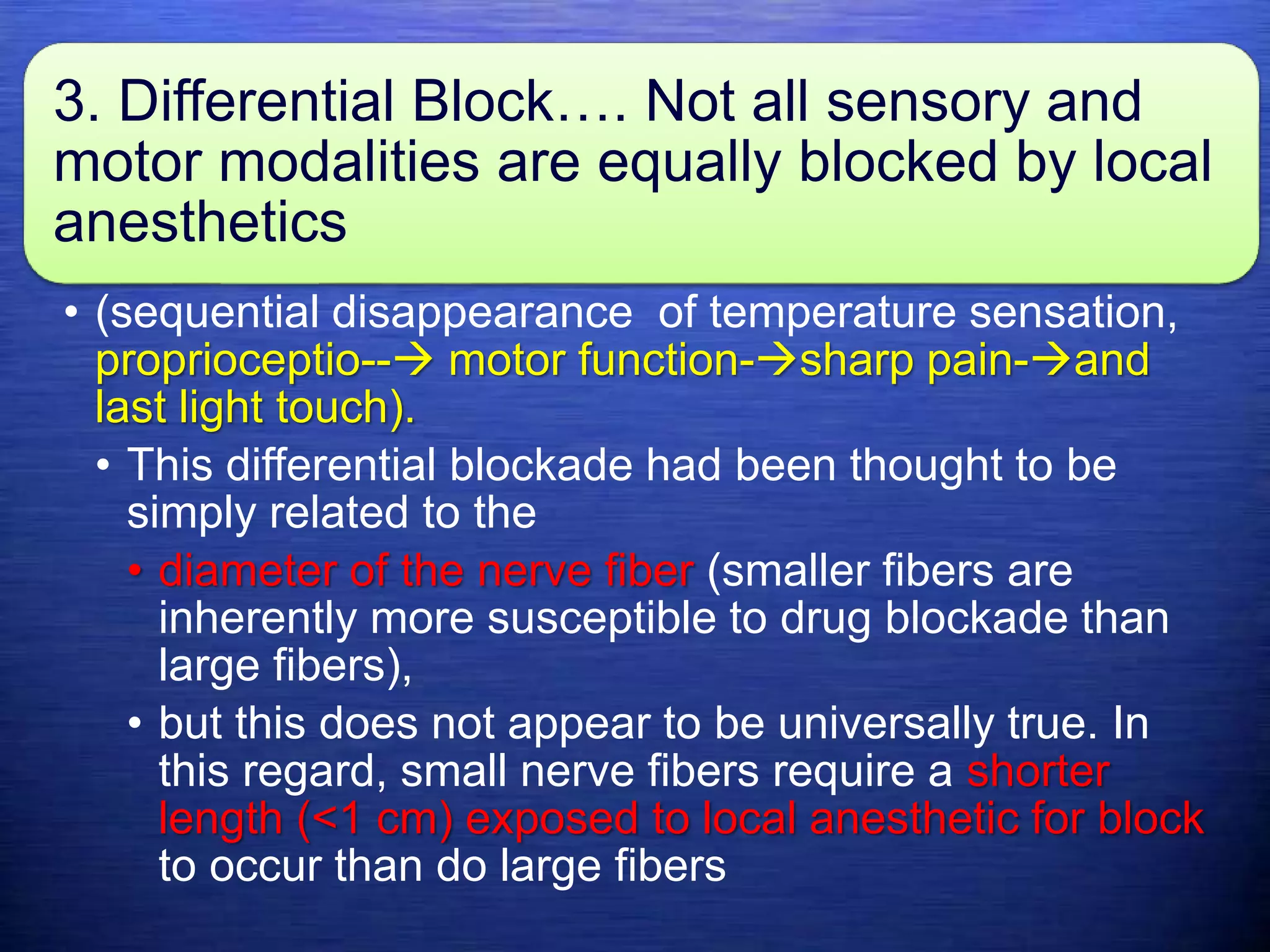Local anaesthetics pharmacology | PPTX