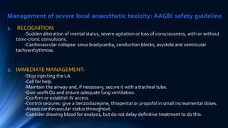 Local anaesthetics | PPT