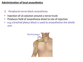 Local anaesthetics | PPTX