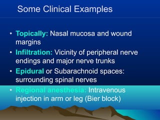 Local anaesthetics | PPT