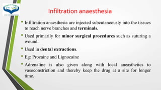 Local anaesthetics | PPTX