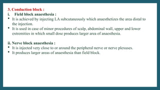 PHARMACOLOGY OF LOCAL ANAESTHETICS-BPHARM | PPTX