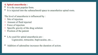 PHARMACOLOGY OF LOCAL ANAESTHETICS-BPHARM | PPTX