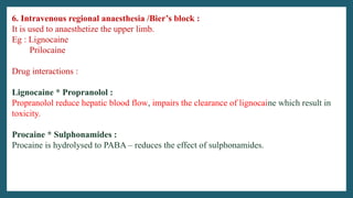PHARMACOLOGY OF LOCAL ANAESTHETICS-BPHARM | PPTX