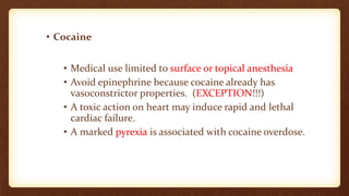 Local Anesthetics | PPT | Free Download