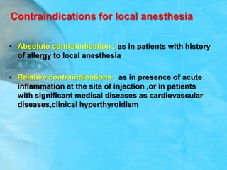 Local anasthesia in dentistry | PPSX