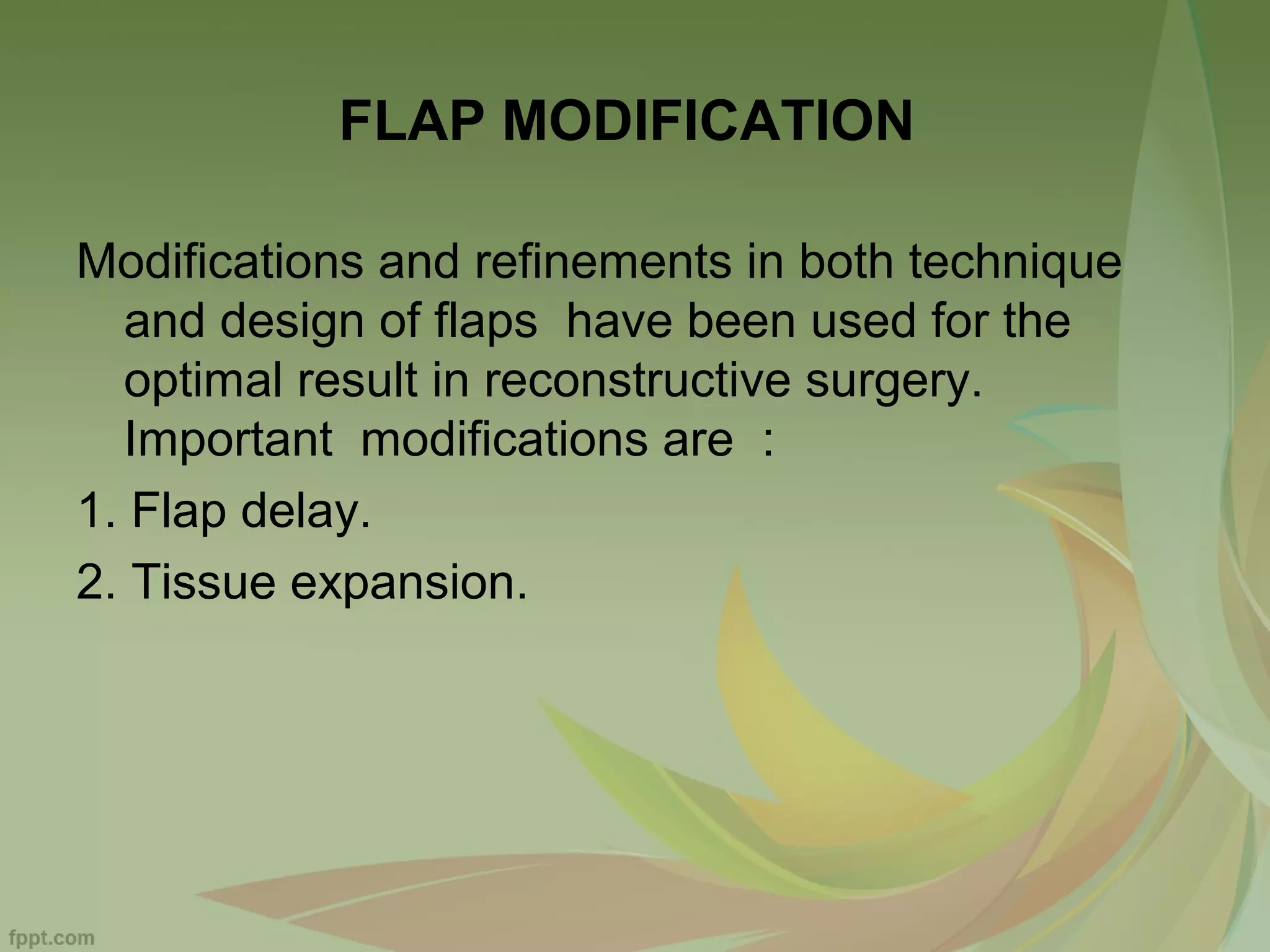 Local flaps in head & neack reconstruction | PPT