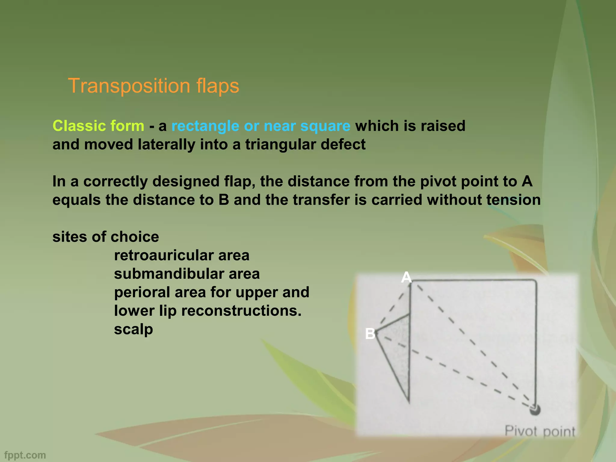 Local flaps in head & neack reconstruction | PPT
