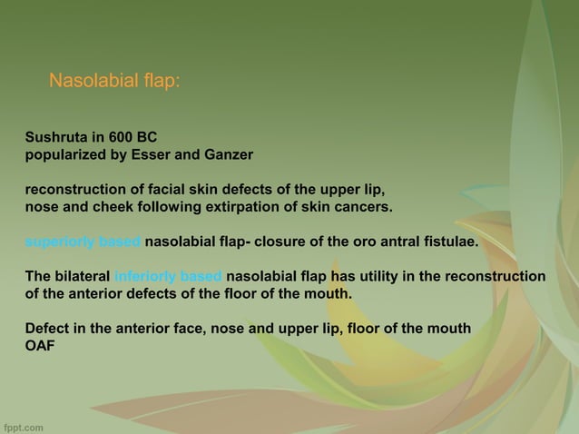 Local flaps in head & neack reconstruction | PPT | First Aid | Injuries