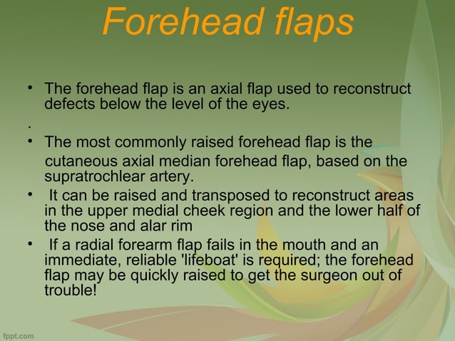 Local flaps in head & neack reconstruction | PPT | First Aid | Injuries