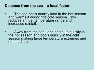 Local and global factors affecting vegetation growth | PPT