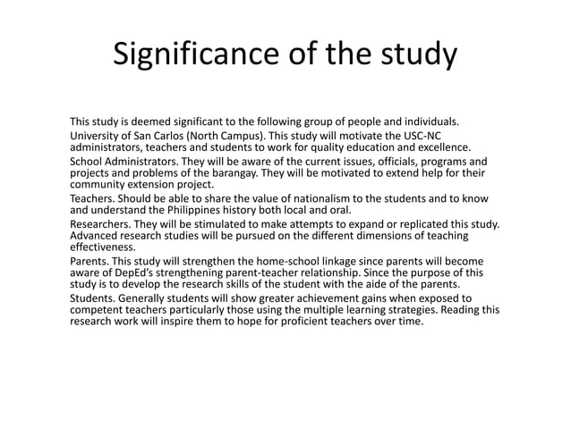 Local and oral history presentation | PPTX | Education