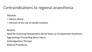 Local and regional anaesthesia in hand surgery | PPTX