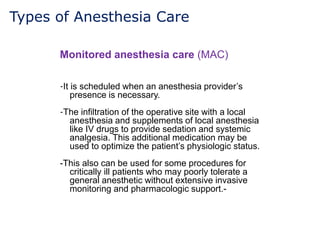 Local and regional anesthesia | PPT