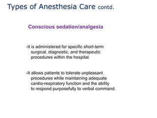 Local and regional anesthesia | PPT