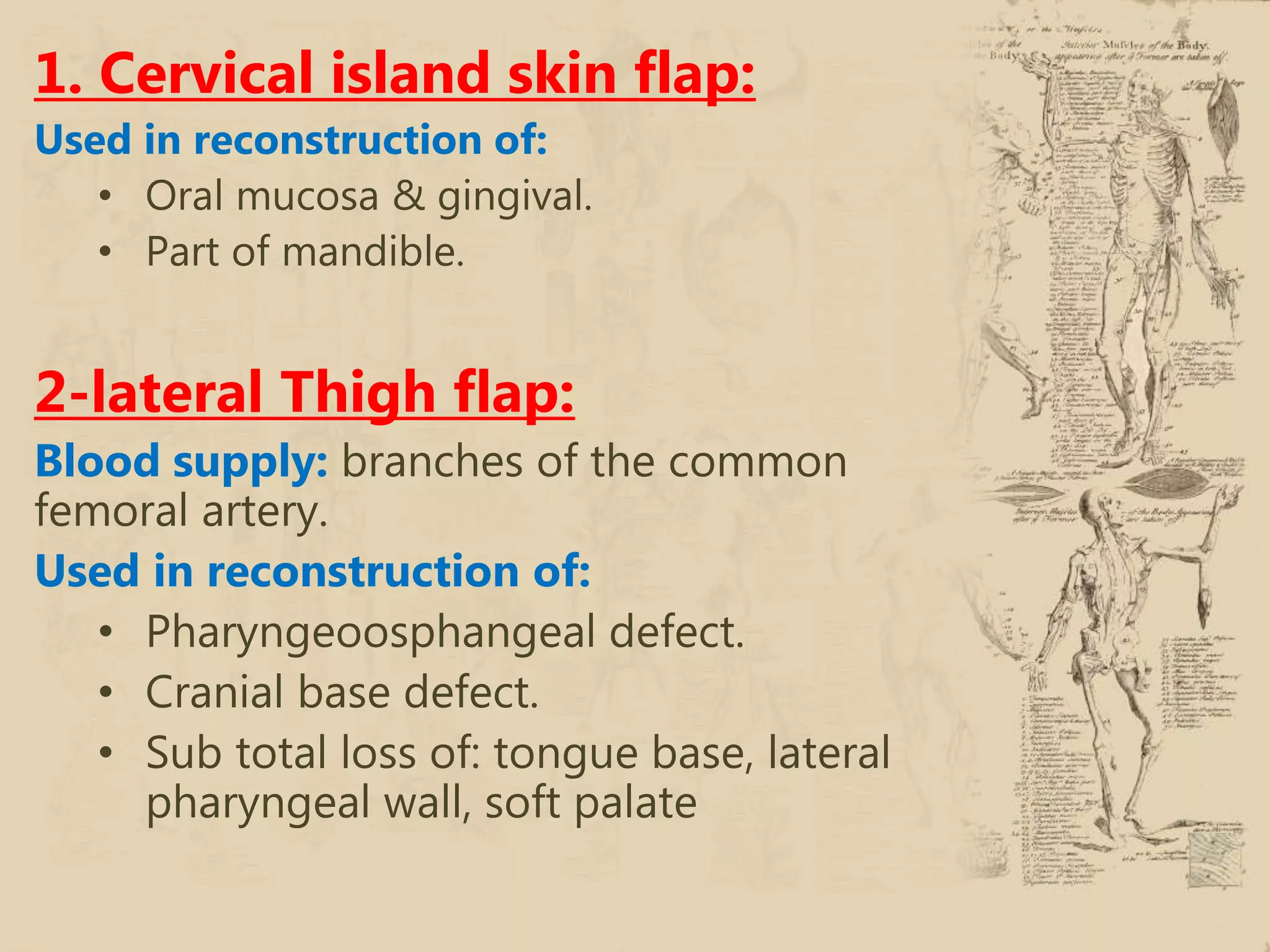 Local and regional flaps in head and neck reconstruction | PPTX