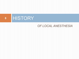 Local anesthesia | PPTX