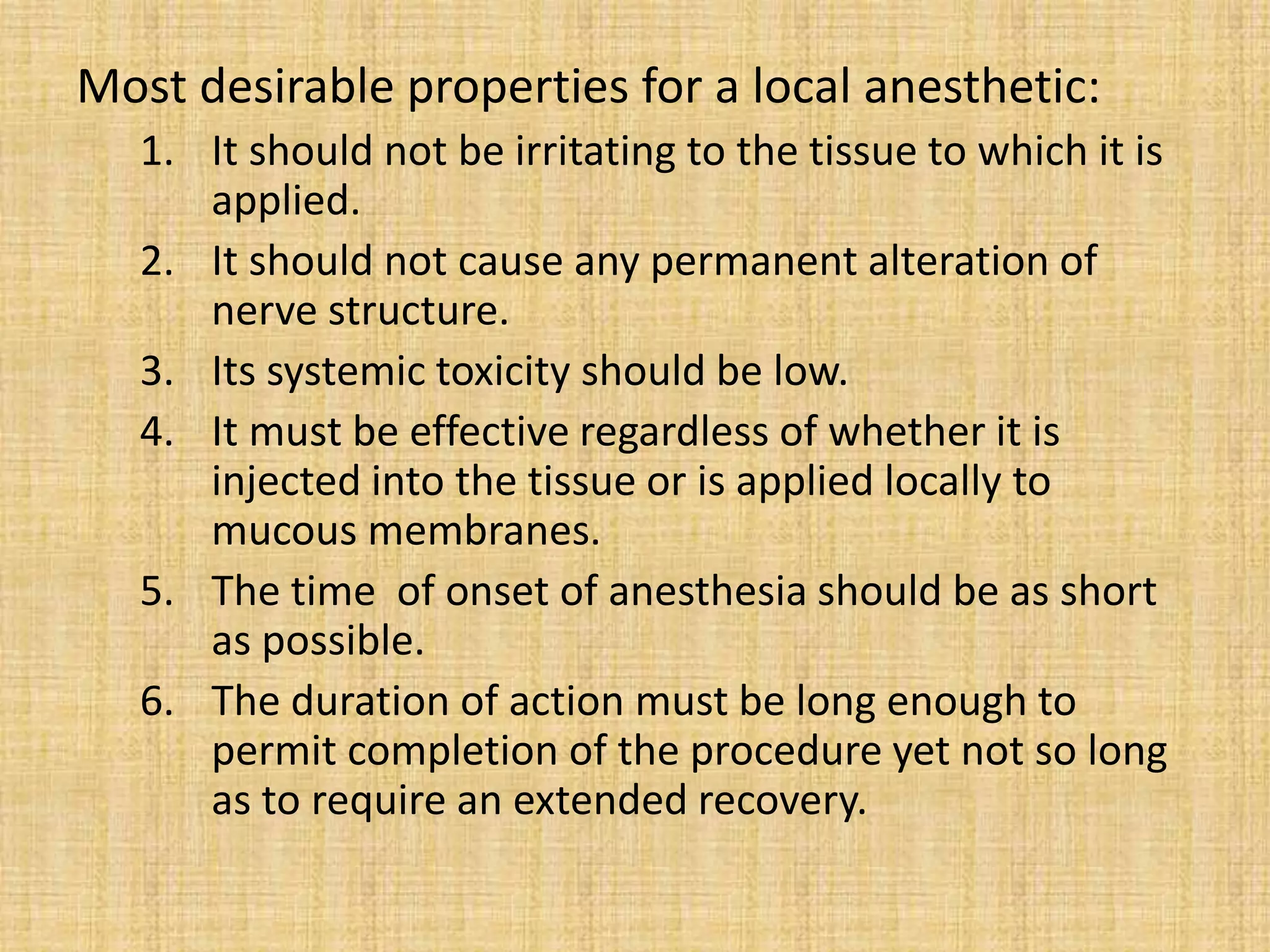 Local anesthesia | PPTX