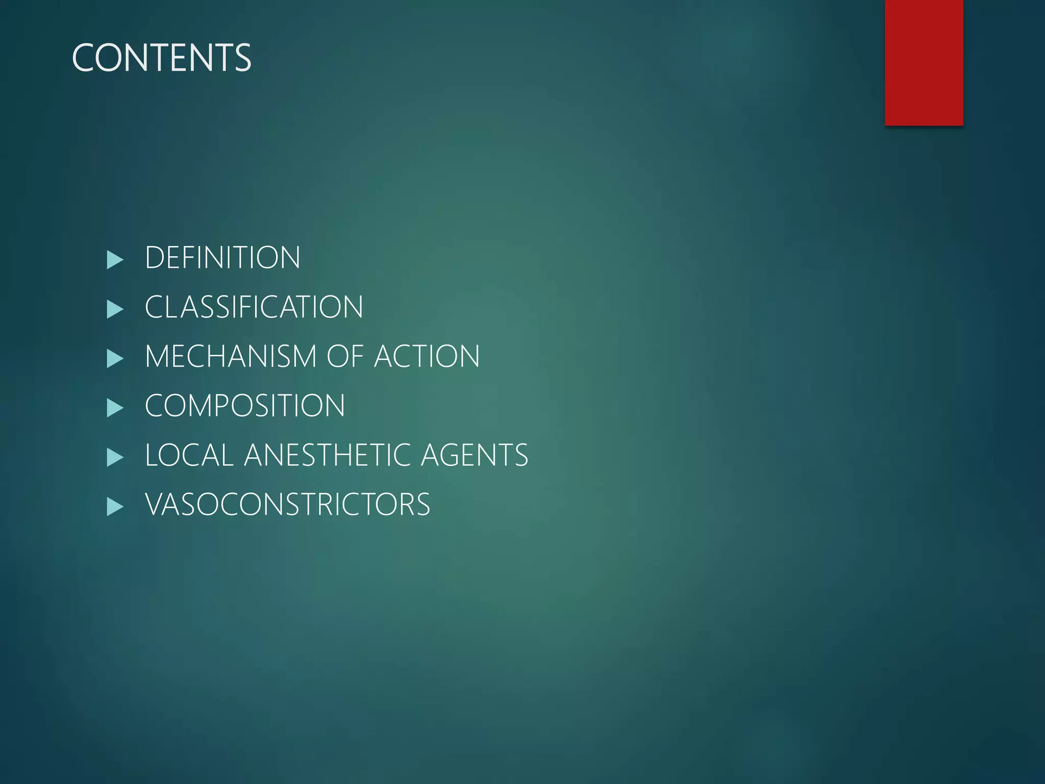 Local anesthesia | PPTX