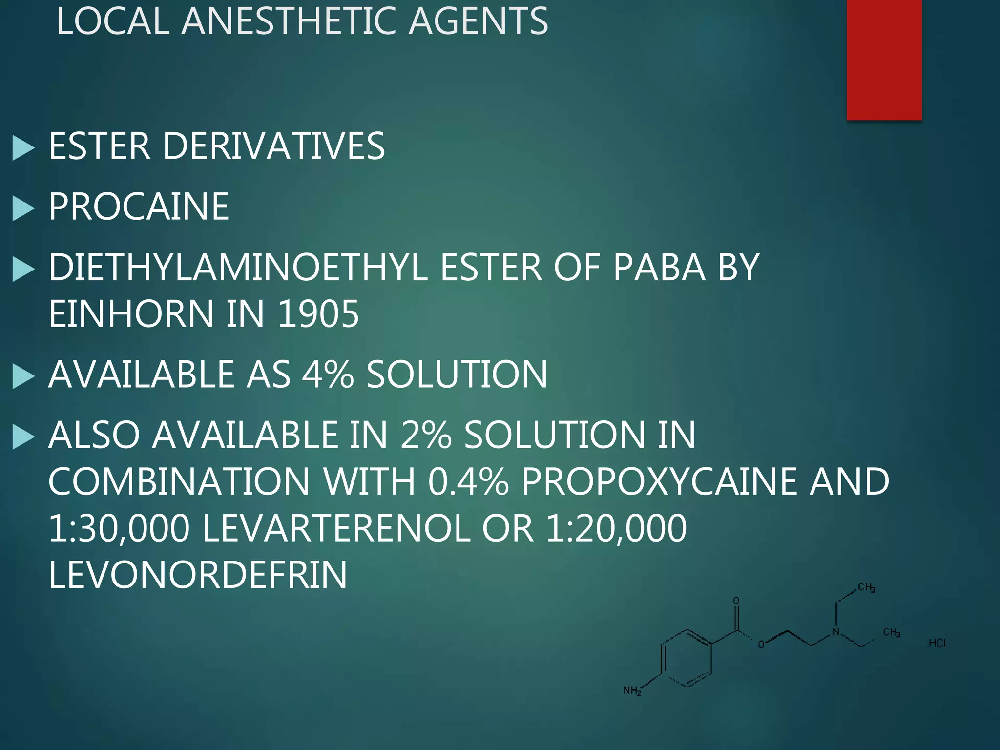 Local anesthesia | PPTX