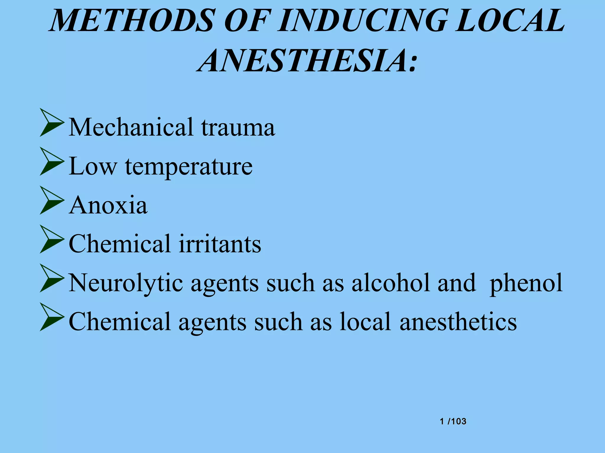 Local anesthesia | PPT