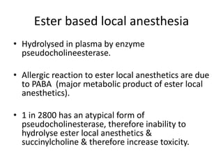 Local anesthesia | PPT