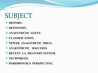 Local anesthesia | PPTX