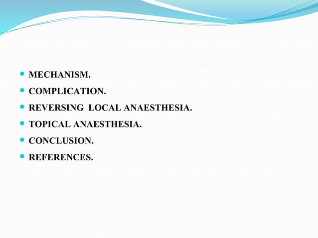 Local anesthesia | PPT