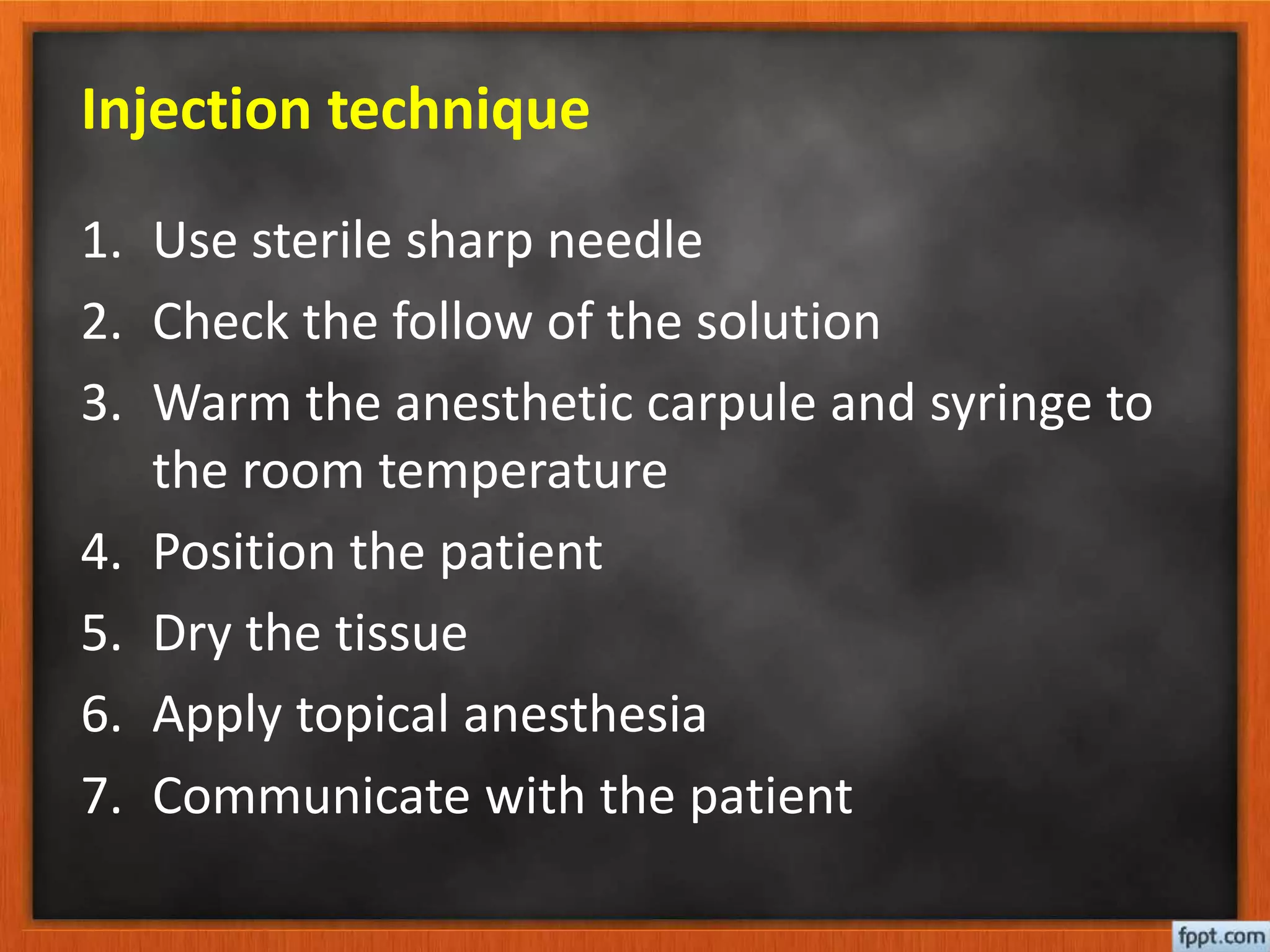 Local anesthesia | PPTX