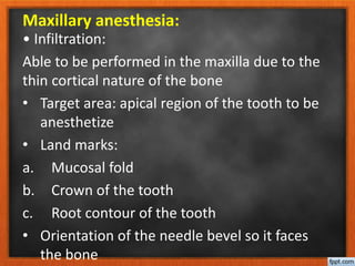Local anesthesia | PPTX