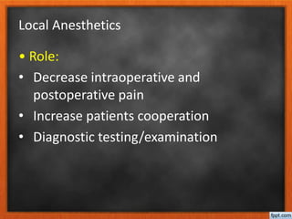 Local anesthesia | PPTX