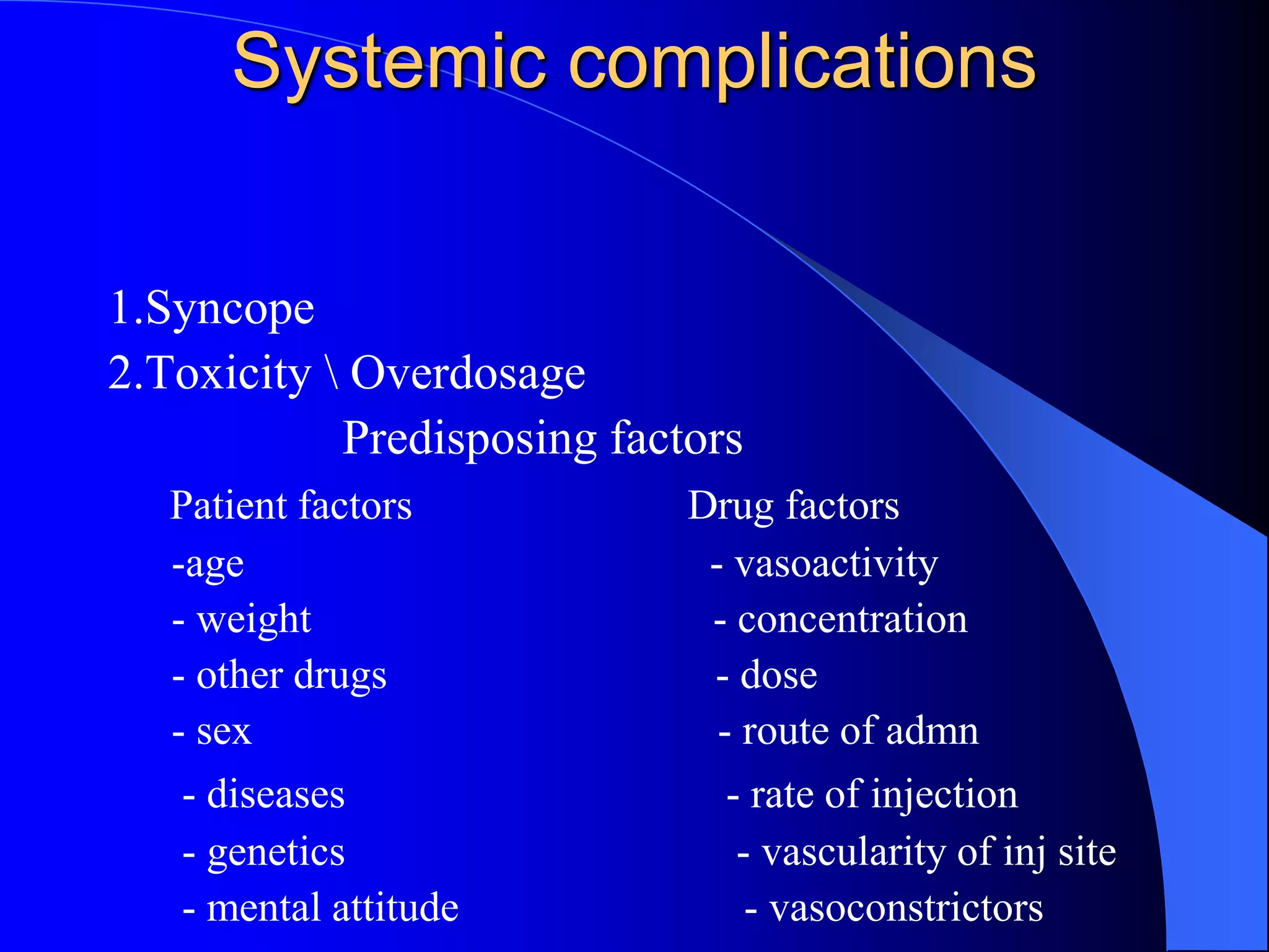 Local anesthesia | PPT