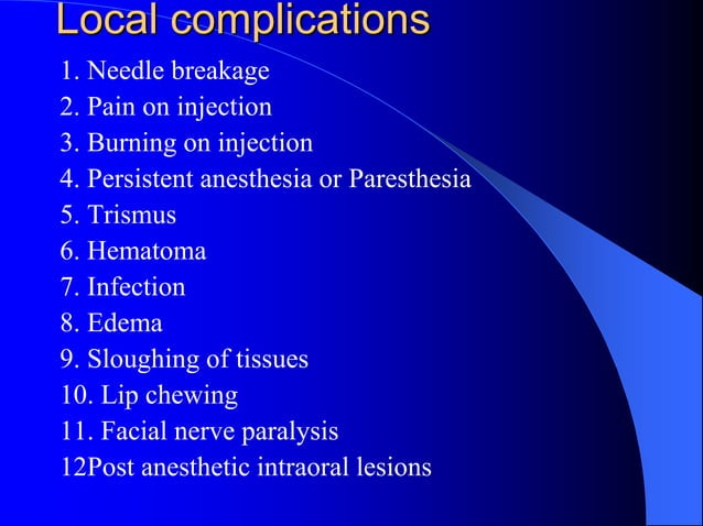 Local anesthesia | PPT