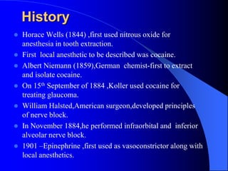 Local anesthesia | PPT