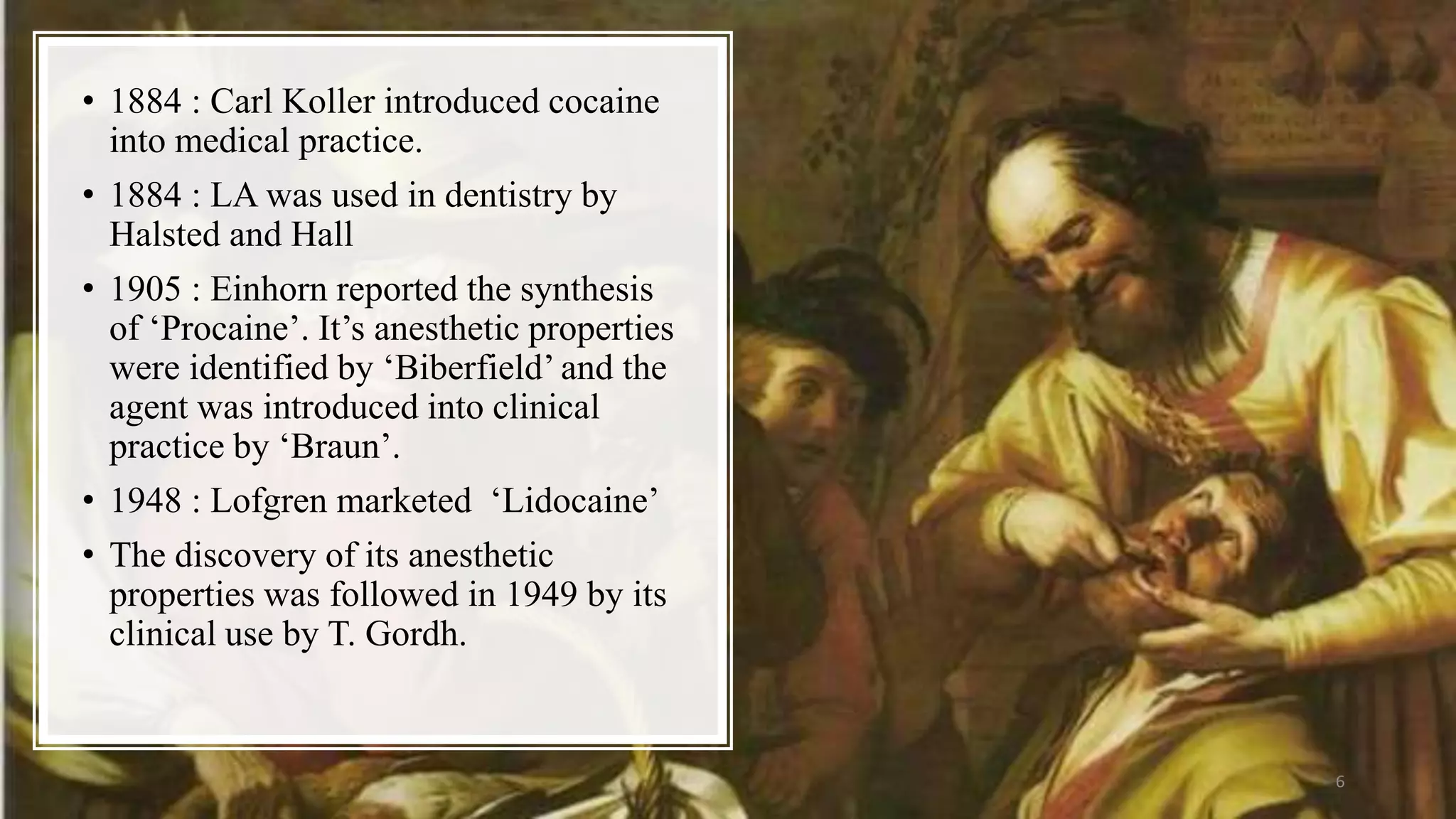 Local anesthesia and Local Anesthetic Agents | PPTX